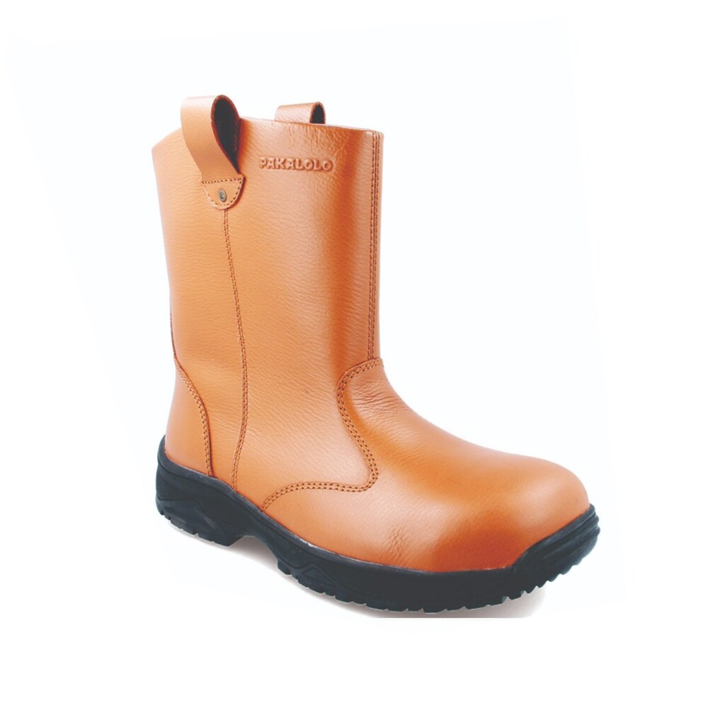 Beli Pakalolo Sepatu Boots Safety High Cut Sol PU SFU 89993 Tan Size 39 1pair monotaro.id
